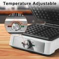 Waffles Maker 2 Slices, Large Square Belgian Waffle Maker, Anti ...