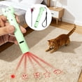 Cat Teaser Pointer Interactive Stick With Type C Rechargeable For Cats ...