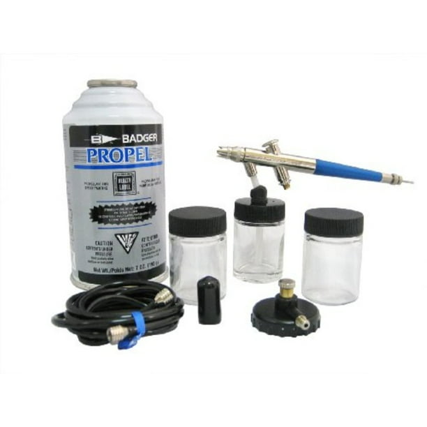 Badger Air-Brush Co. 200-3 Siphon Feed 200NH Airbrush, Deluxe Set with ...