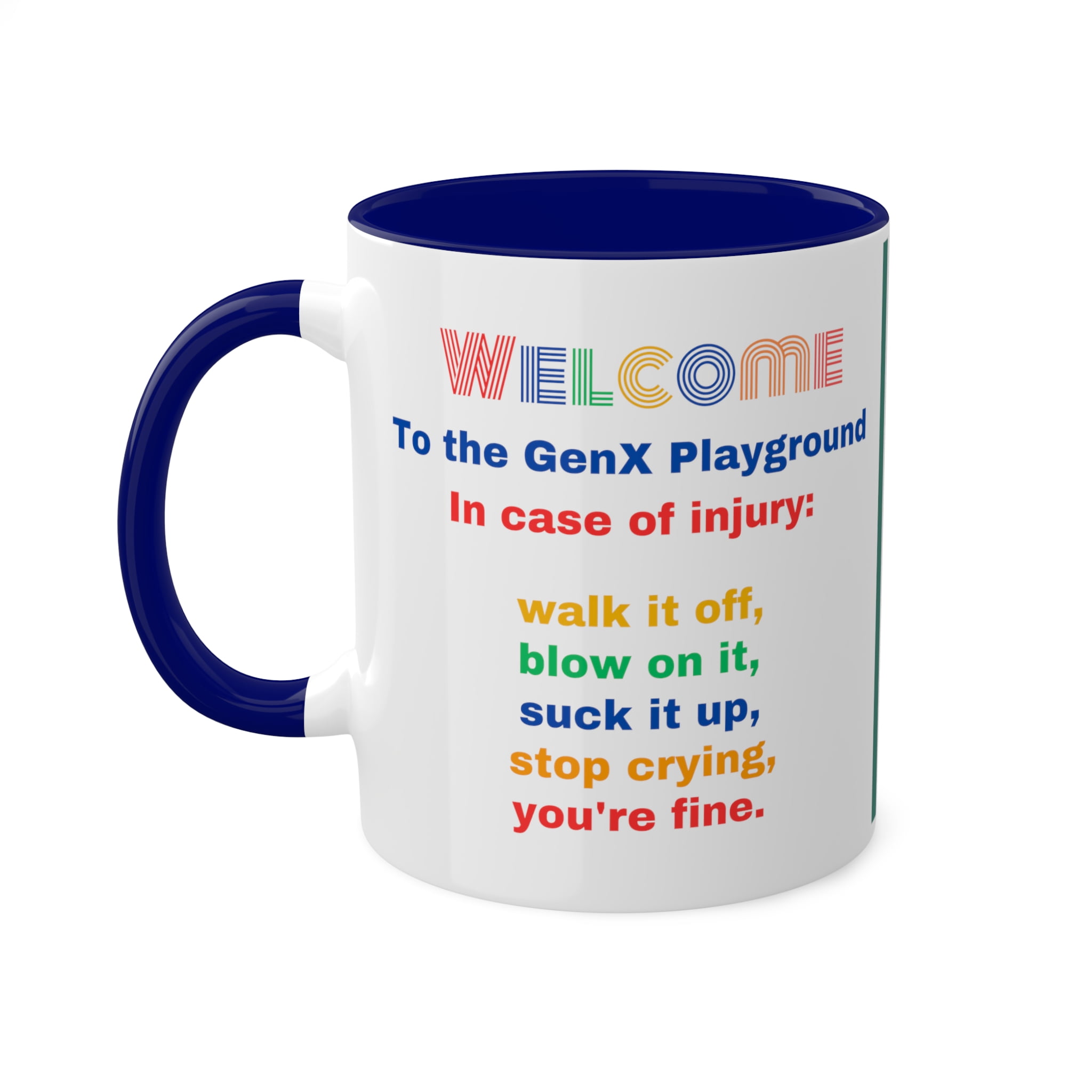 Gen X playground mug, vintage humor, vintage inspired mug - Walmart.com