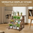 Wooden Display Stand Cupcake Stand, Rustic Tiered Display Stand, Table ...