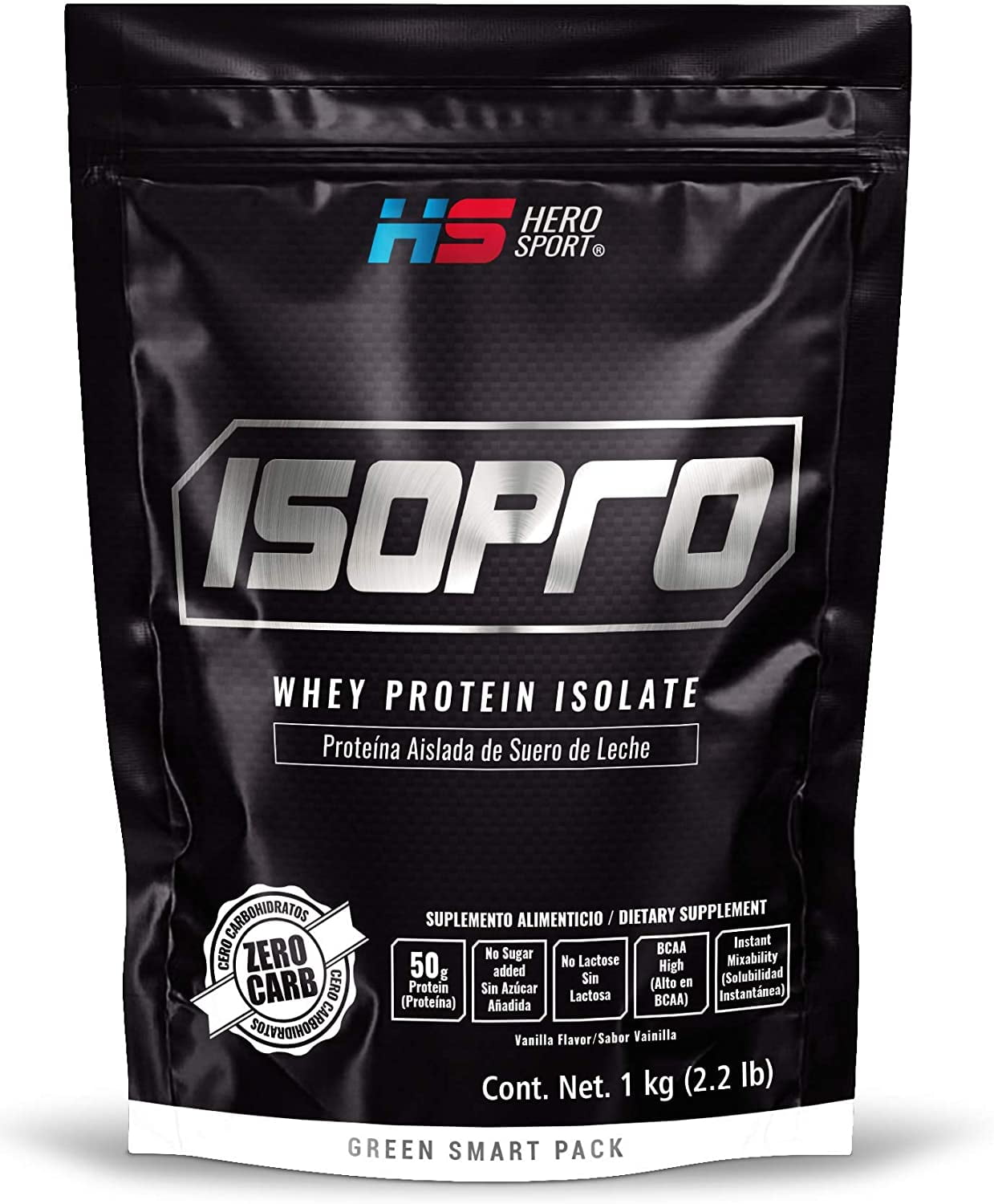 Isopro Whey Protein Vainilla proteína aislada de suero de leche 1kg ...