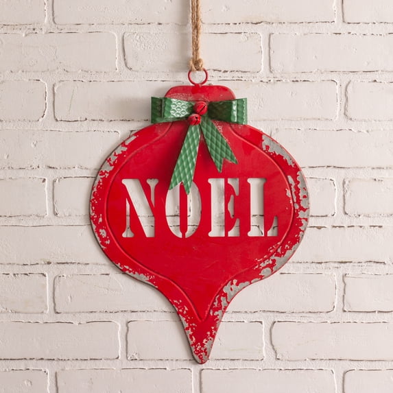 Noel Hanging Metal Wall Sign - Walmart.com