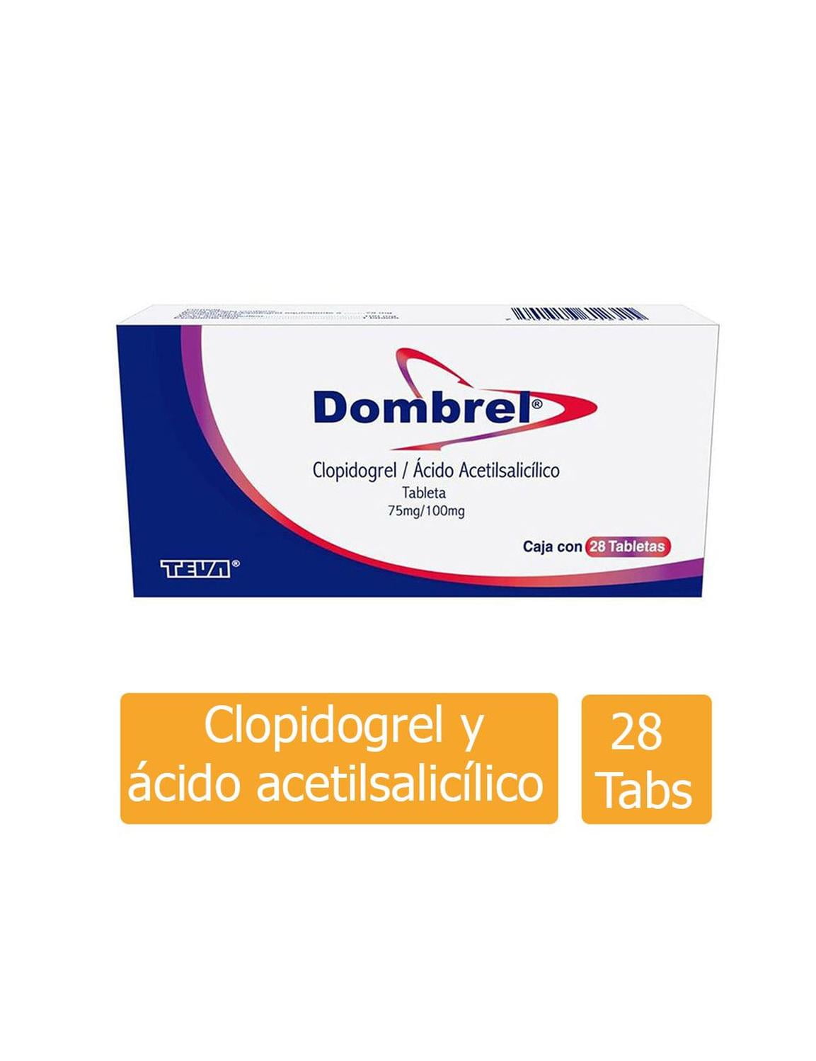 Dombrel 75 mg/100 mg Caja Con 28 Tabletas Teva EMPLAYADO | Bodega ...