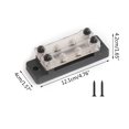 8 Way Power Distribution Block Terminal Screw Bus M6 Connection Bolts ...