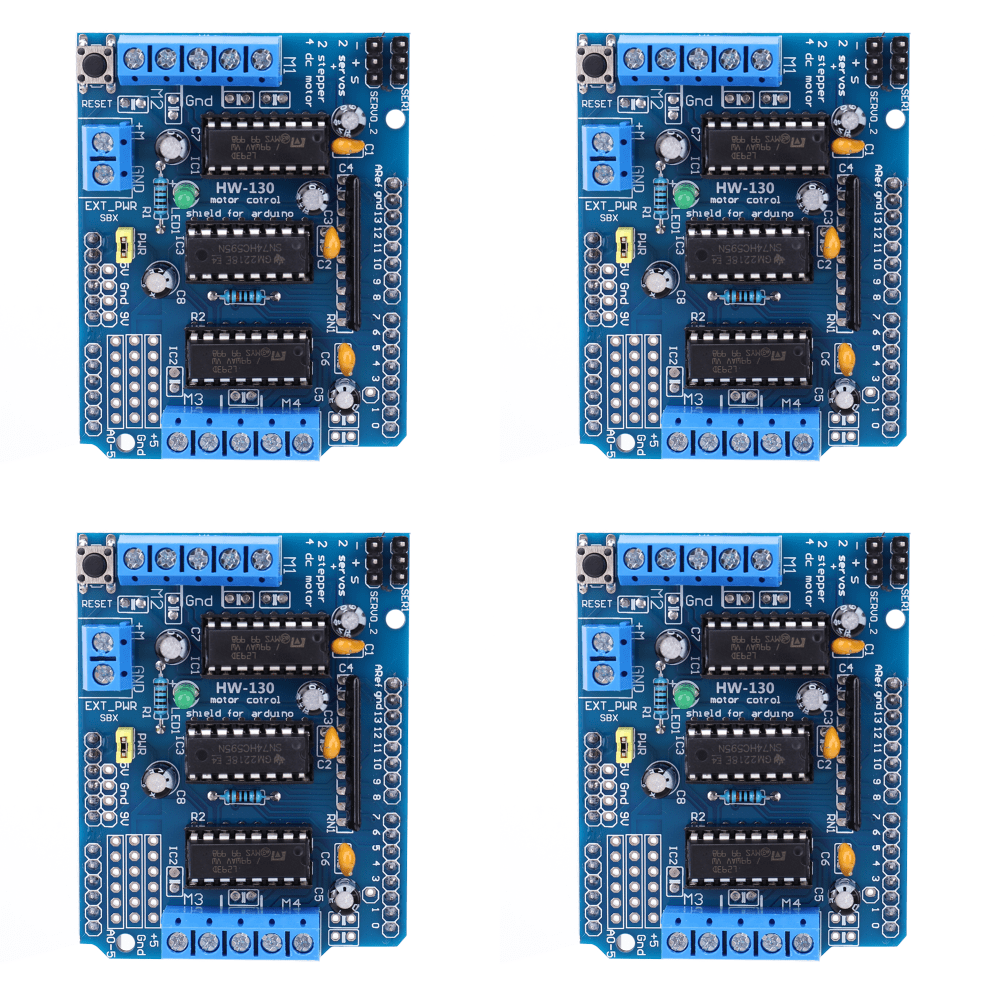 L293D DC Drive Shield Paso a paso 4.5-36V 4CH Control Shield para ...