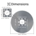 AlveyTech #40/41/420 Chain 60 Tooth Steel Sprocket - For Go-Kart, Mini ...