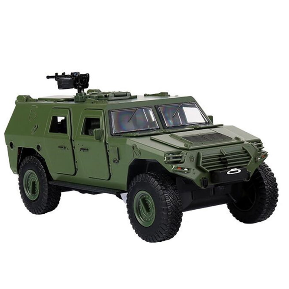ABS 1:32 Military Refit Armored Car Alloy Diecasts Toy Off-road ...