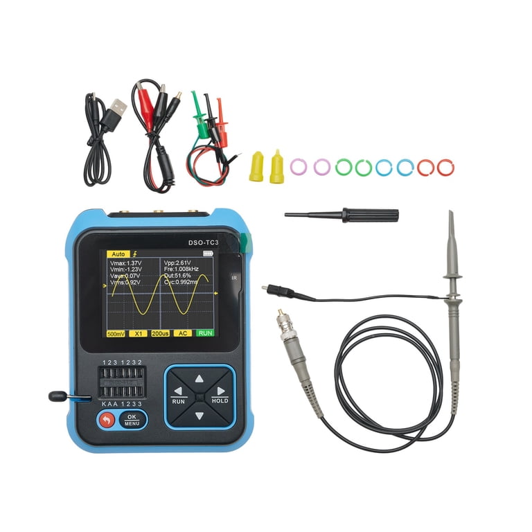 FNIRSI 1013D Plus DSO TC3 Oscilloscope, Handheld Oscilloscope 3 In 1 ...