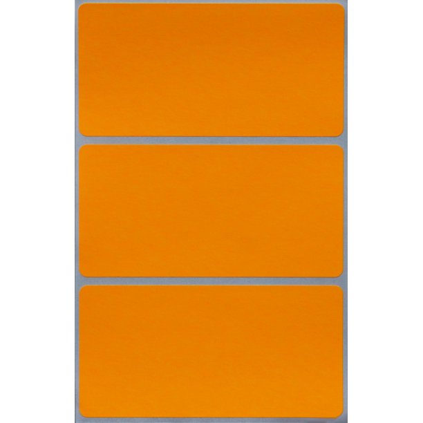 Royal Green Rectangular Name Tag Stickers Color-Coding Labels, 4" x 2 ...