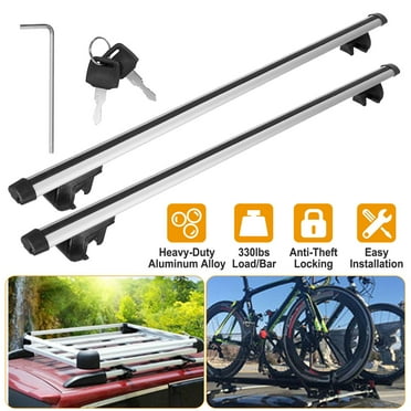 Elevate Outdoor Adjustable Car Top Storage Universal Roof Bar for Side ...