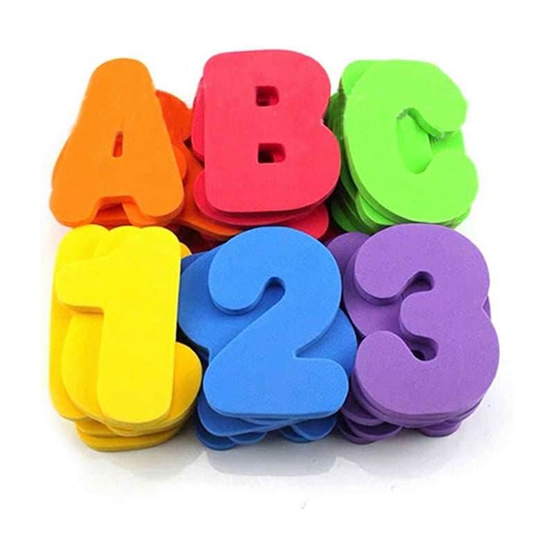 Foam Bathtub Letters