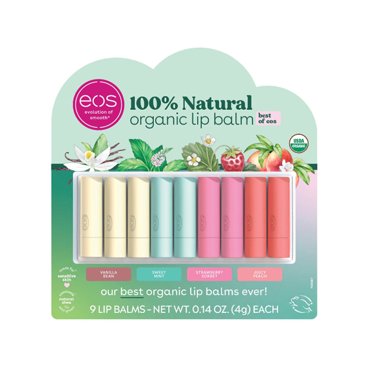 eos Natural Variety Lip Balm Multi-Pack, 9 Sticks - Walmart.com