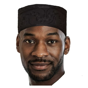 Maroon Wool Felt Igbo Cap African Fez Kufi Hat - Walmart.com