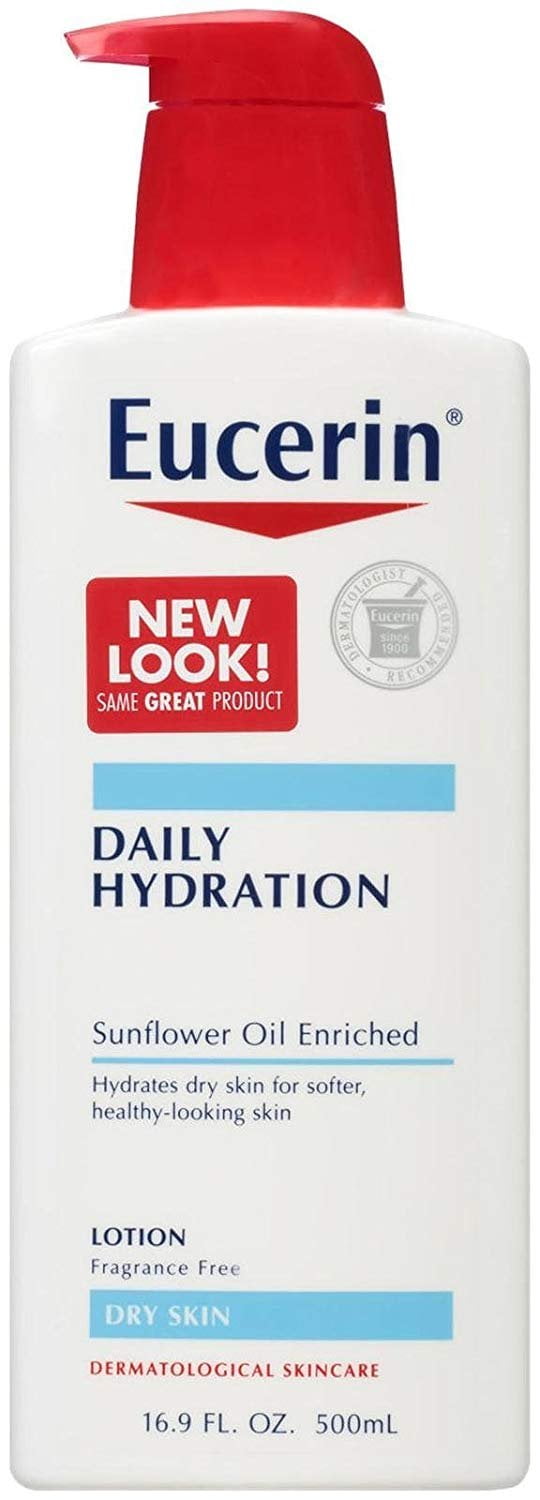 Eucerin Daily Hydration Sunflower Enriched, Fragrance & Greasy Free, 16 ...