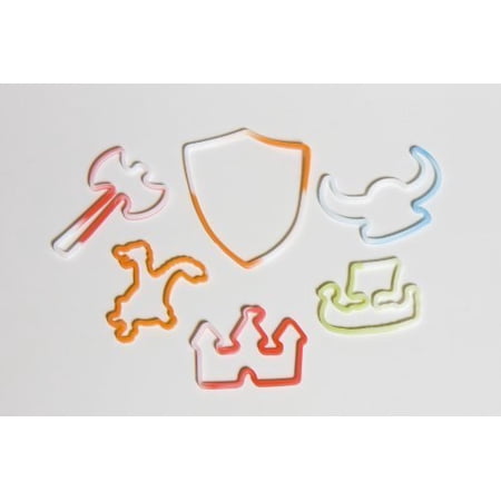 Zany Bandz Shaped Rubber Bands Bracelets 24pack Dragonz Glows In The ...