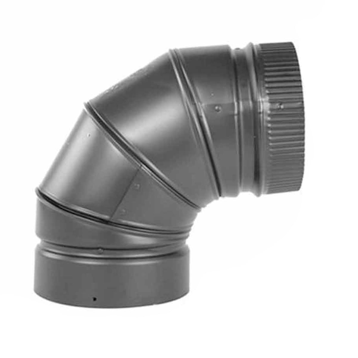 8'' DSP Double Wall 90 Degree Black Elbow - Walmart.com