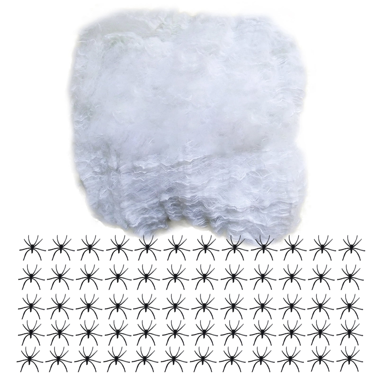 LYU 20/40/60/100/120/200/300g Artificial Spider Web Glowing in The Dark ...