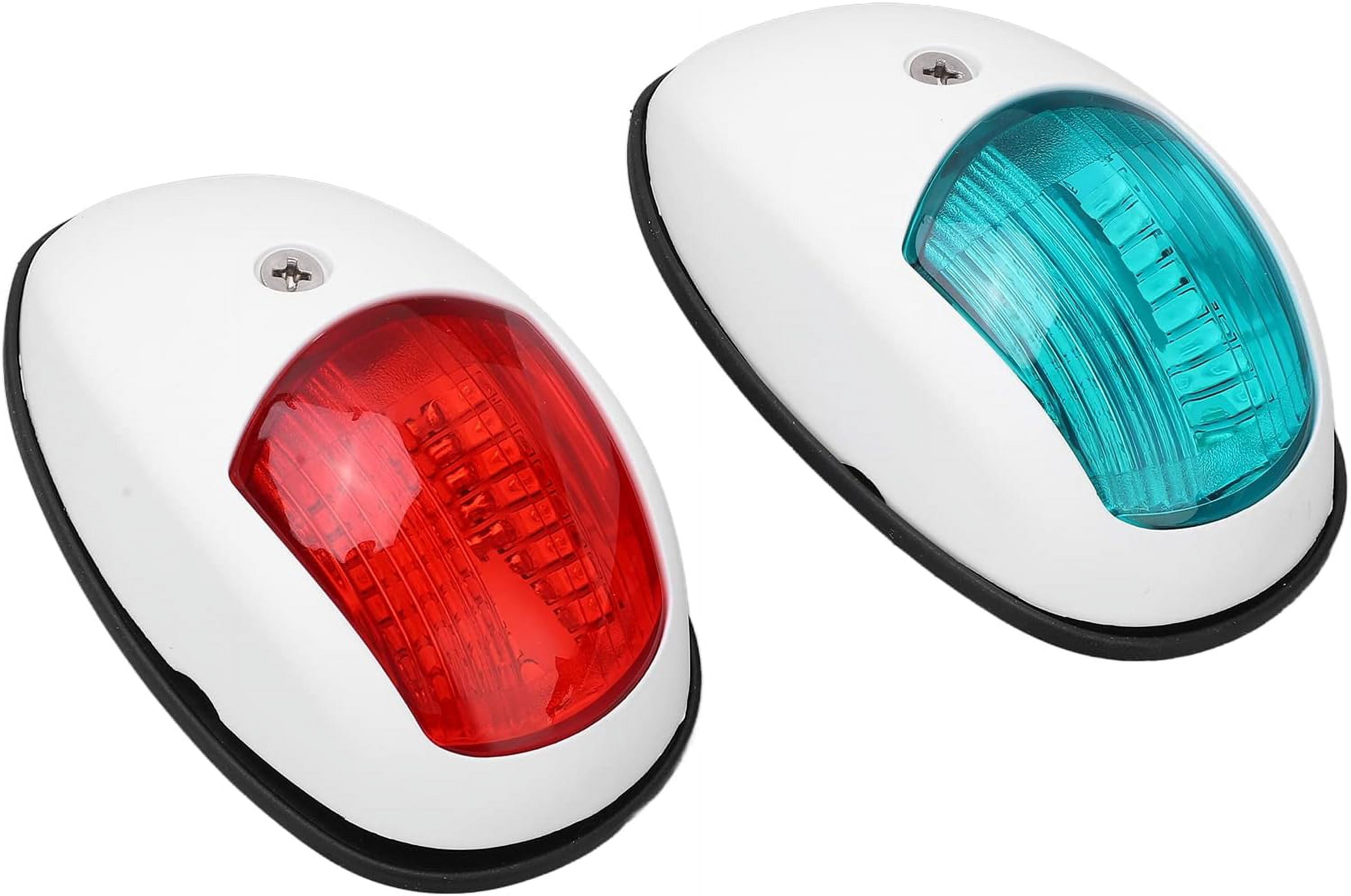 AVEKI 2Pcs IP66 Marine Sailing Signal Light DC 12V 3W LED Navigation ...