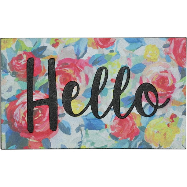 Mohawk Home Doorscapes Mat Impressionist Hello Mat Scatter, 1'6"x2'6 ...