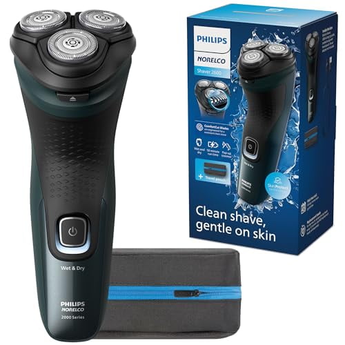 Philips Norelco Shaver 2600, Rechargeable Cordless Electric Shaver with Pop-Up Trimmer, X3052/91 ...