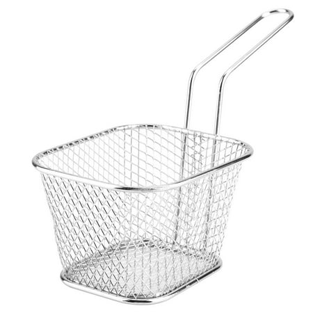 Mini Stainless Steel Chips Deep Fry Baskets Chip Basket Fries Basket ...