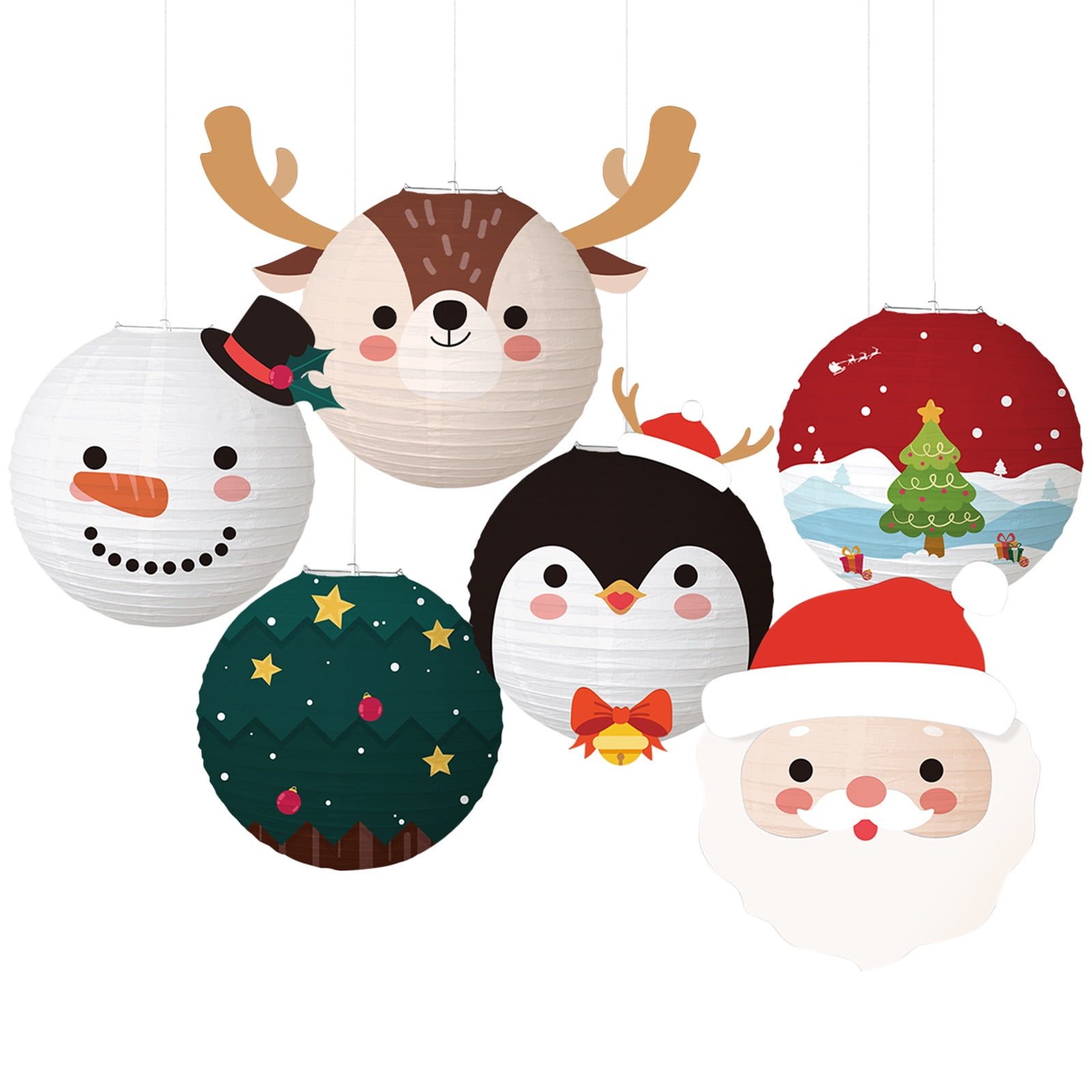 Click here for Unbranded 6 Pcs Christmas Decorations Party Paper... prices