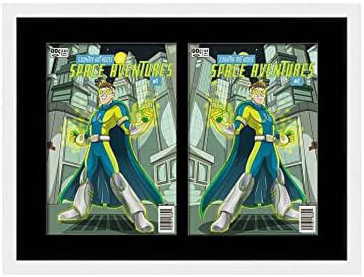 Comic Book Frame White Matted | For Comics Published Between 1971 And ...