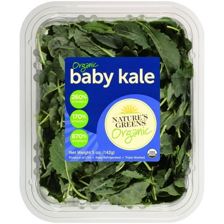 Nature's Greens Organic Baby Kale, 5 oz - Walmart.com