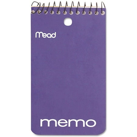 Mead 45354 Memo Book, 3X5-Inch 60 Sheets Pack of 72 Colors May Vary ...