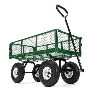 Carts GOR400 400-lb. Steel Mesh Garden Cart with 10" Tires 400LBS ...