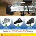 Trailer Hitch Lock, Universal Size Fit 1-7/8", 2",2-5/16" or 48mm, 51mm ...