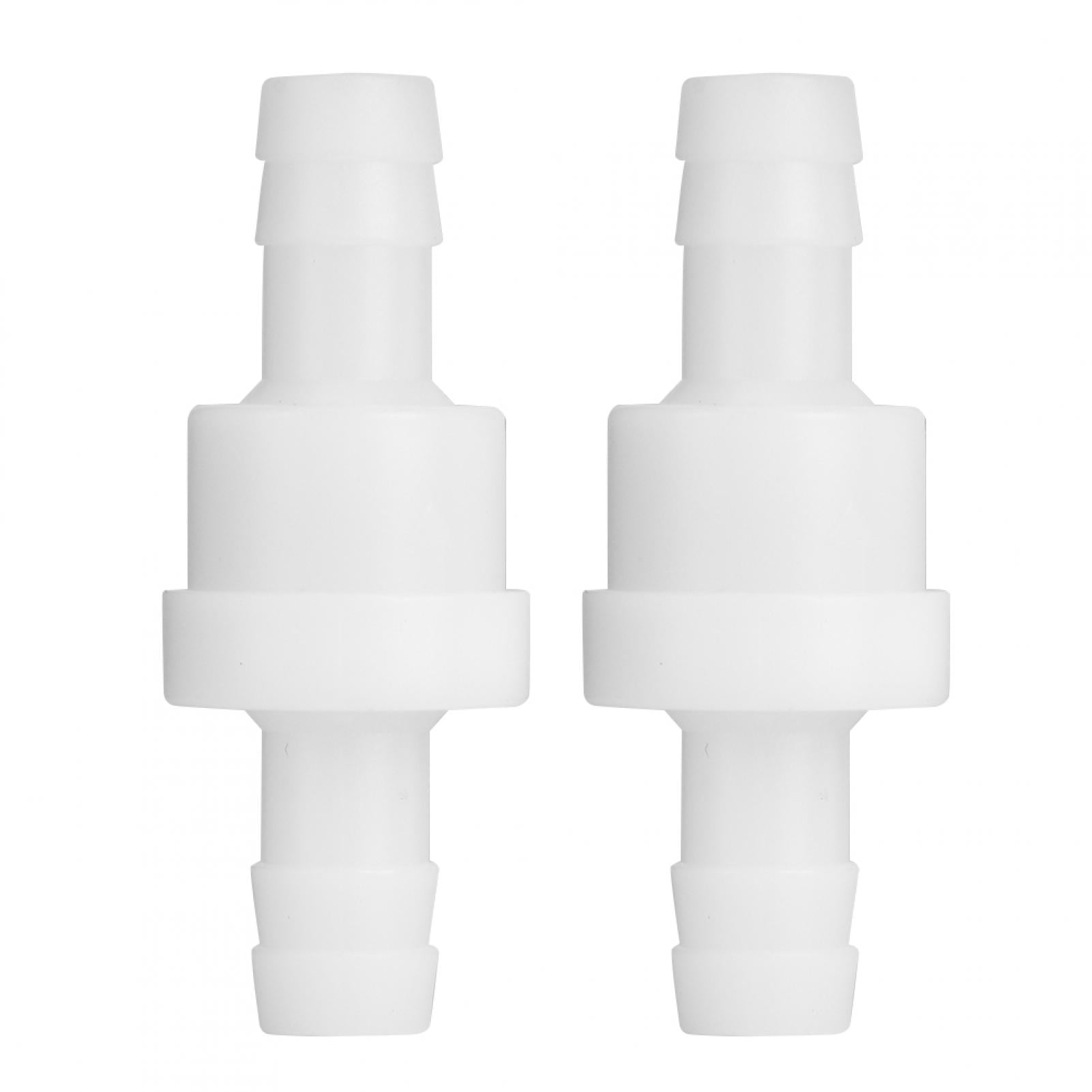 FAGINEY 2PCS 10mm Plastic Check Valve Non-Return One Way Valve for Gas ...