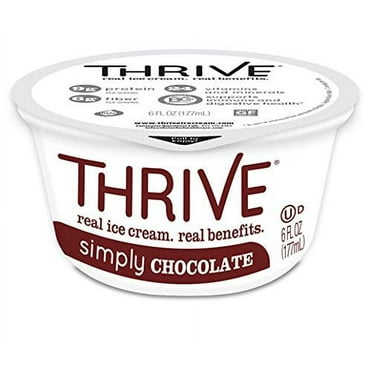 Thrive Frozen Nutrition Chocolate/Vanilla Ice Cream Variety Pack, 6 ...