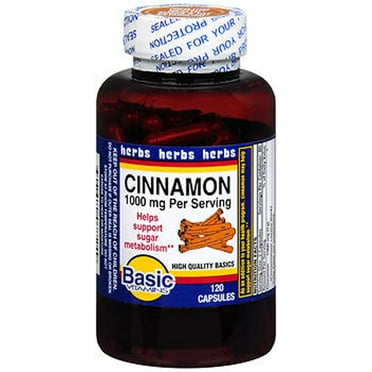 Best Naturals Cinnamon 500 mg 250 Health Supplement Pills - Walmart.com
