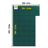 BENTISM 22x42 ft Inground Pool Safety Cover with Right Step, Winter ...