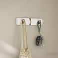 White Modern Foldable Wall Hooks, Hidden Design, Space-Saving, for Hats ...