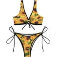 Dreamtimes Sexy O-Ring String Triangle Bikini Set for Women'sTwo Piece ...