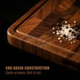 Babilonia Walnut Cutting Board - 17" x 13" x 1" Wood Chopping Board ...