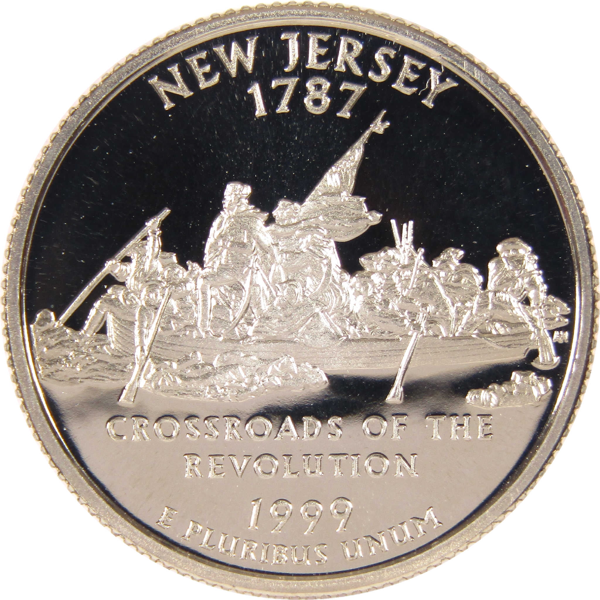 1999 S New Jersey State Quarter Clad 25c Proof Coin - Walmart.com