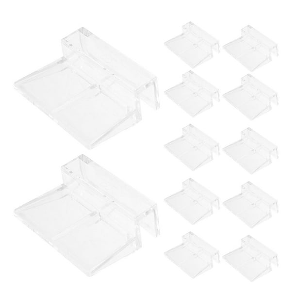 12 clips para tapa de acuario, de acrílico transparente, para tapa de ...
