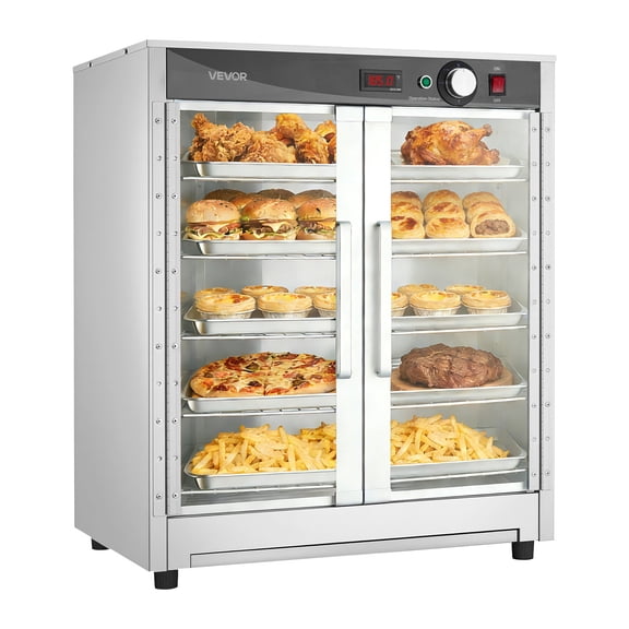 VEVOR Electric Hot Box Food Warmer, 16-Tier Commercial Warming Cabinet ...