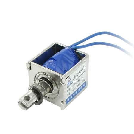 Spiral Spring Loaded Push Action Type Electric Solenoid Electromagnet ...
