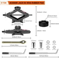 Scissor Jack 3 Ton, 4.1"-18.3" Lifting Jack, Heavy Duty Jack Kit ...
