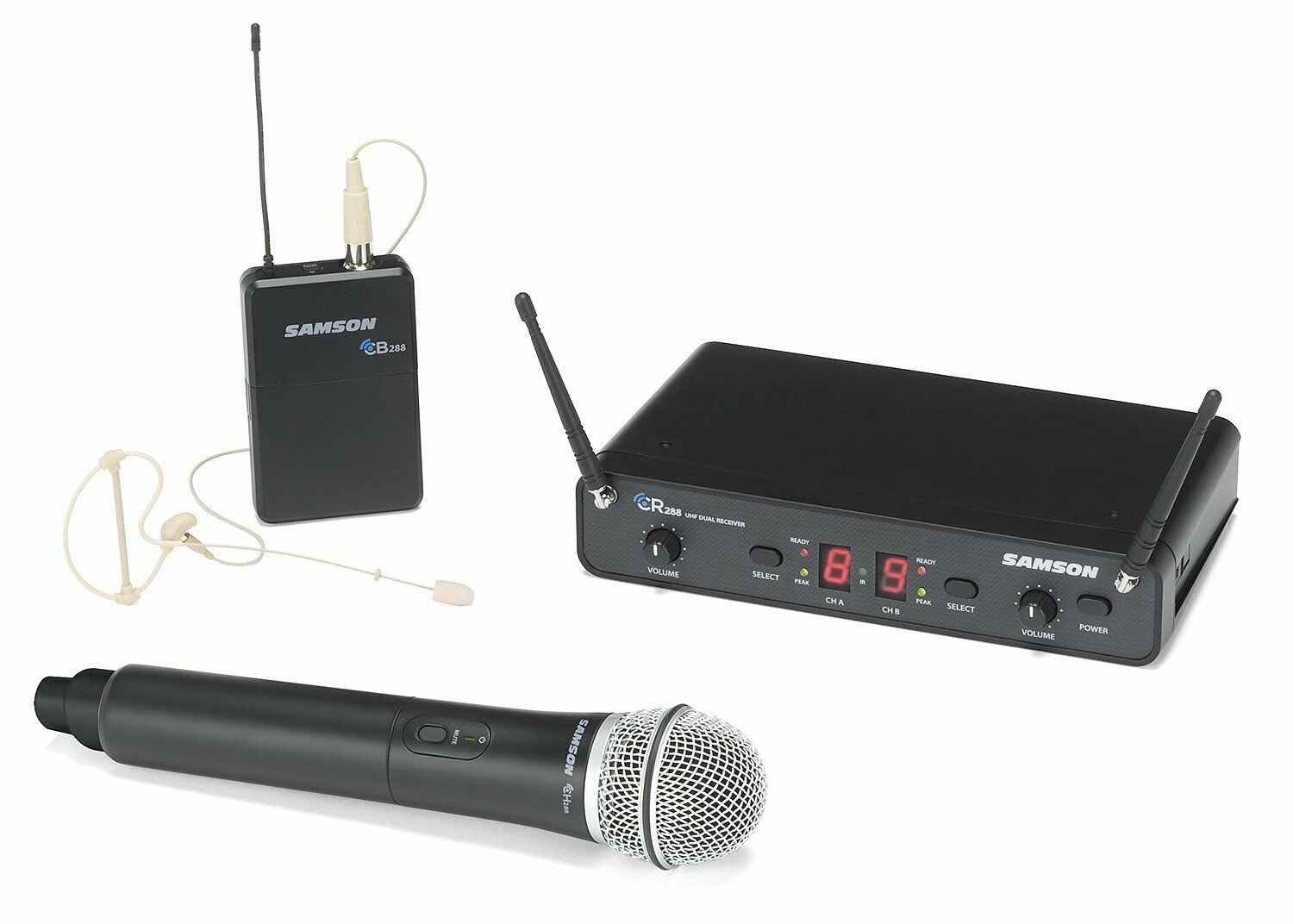 Samson Concert 288 Pro Combo Dual-Channel Wireless System - Walmart.com