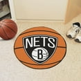 Fanmats Brooklyn Nets Basketball Mat 27in Diameter Nylon Carpet with ...