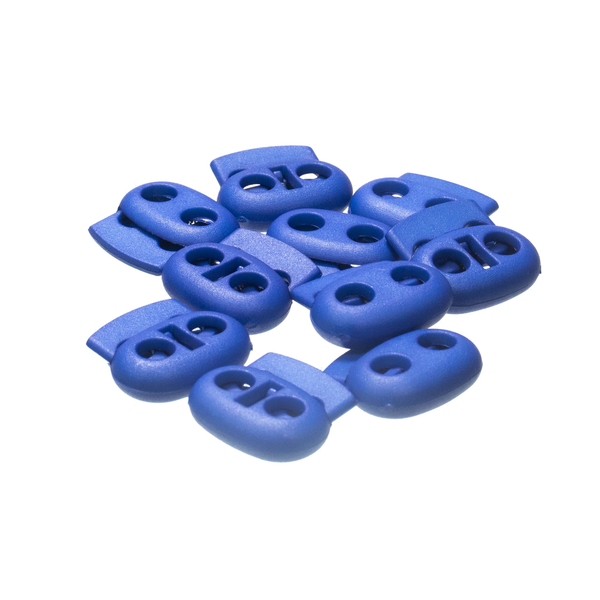 Craft County 10 Piece Plastic 5mm Dual Hole Cord Locks - Many Colors ...