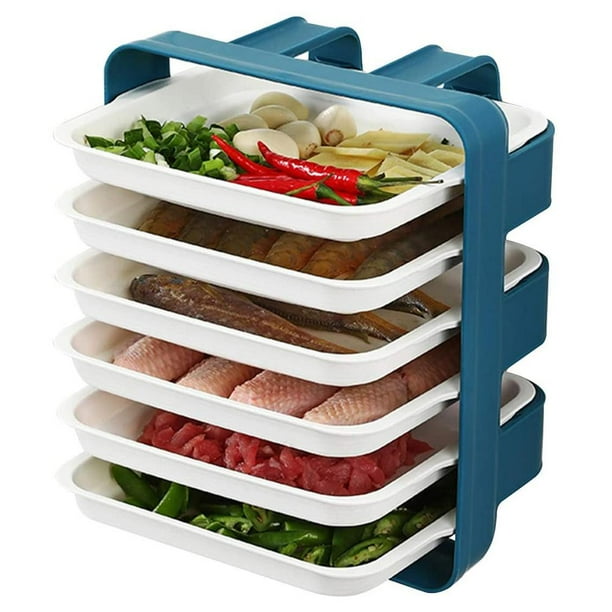 Multi Layer Trays Kitchen Drain Racks Wall Mounted Kitchen Shelf Non ...