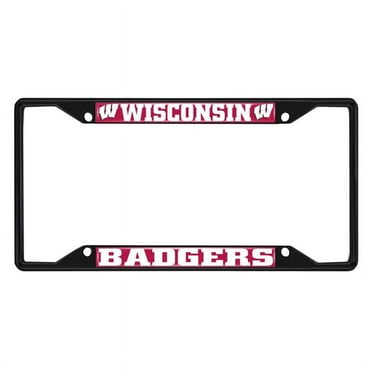 Wisconsin Badgers #1 Fan Metal License Plate - Walmart.com
