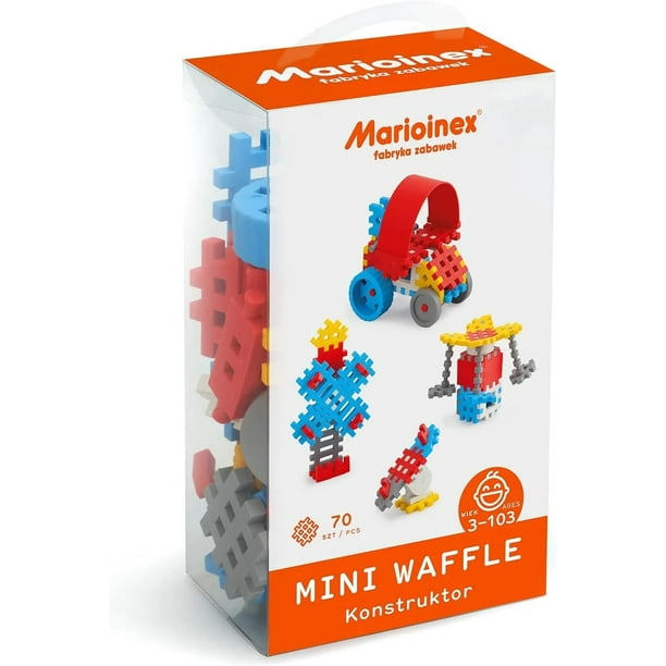 Minibloque para gofres Construction Playset Marioinex Blue, 70 unidades ...